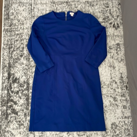 J. Crew Factory | Dresses | Jcrew Factory Blue Shift Dress | Poshmark